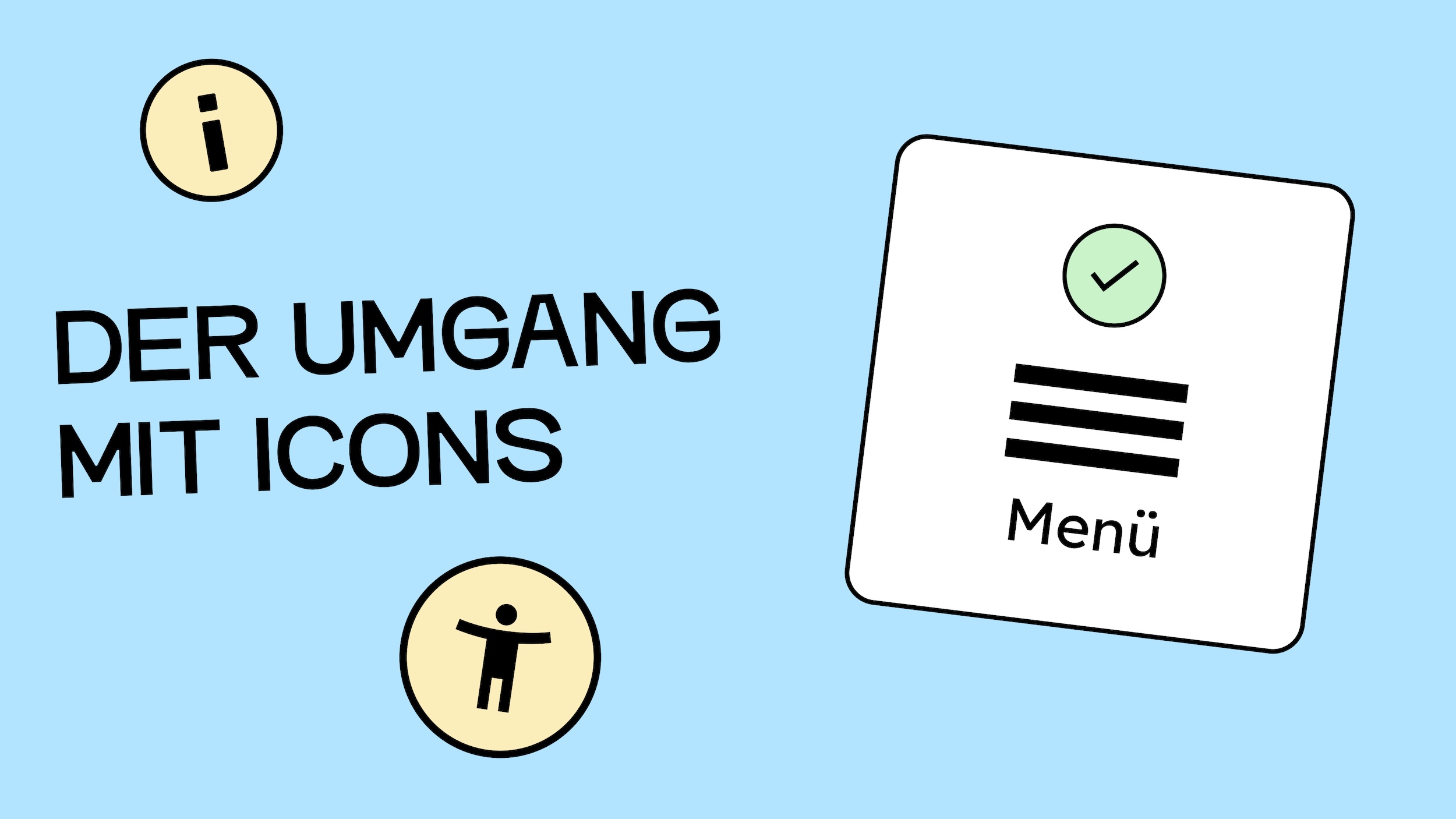 Barrierefreie Icons: Eine Anleitung für Designer*innen – Gehirngerecht Digital